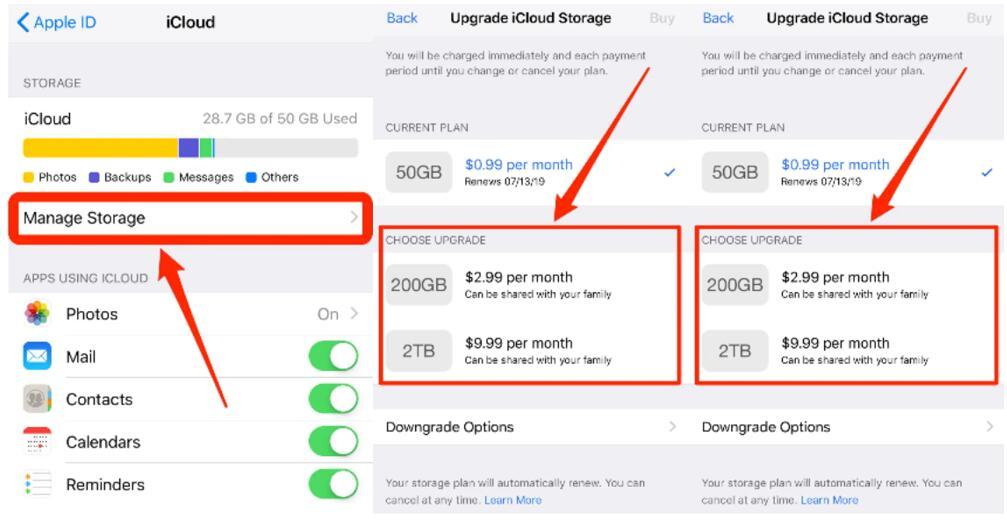 How to Buy More iCloud Storage on iPhone iPad iPod, Mac and PC